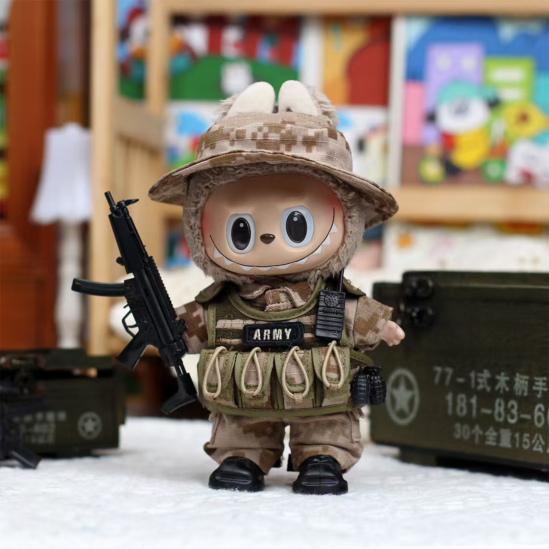 Police and Army Enthusiast Clothing-for labubu - Doll Attitude
